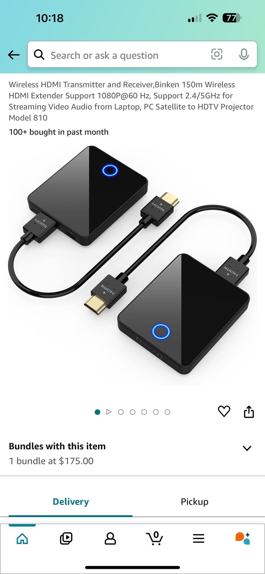 Wireless HDMI Transmitter and Receiver,Binken 150m Wireless HDMI ...