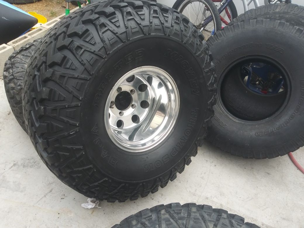 TIRES ONLY!18/39-15lt (39inch) baja belted Mickey Thompson tires READ DESCRIPTION for Sale in ...