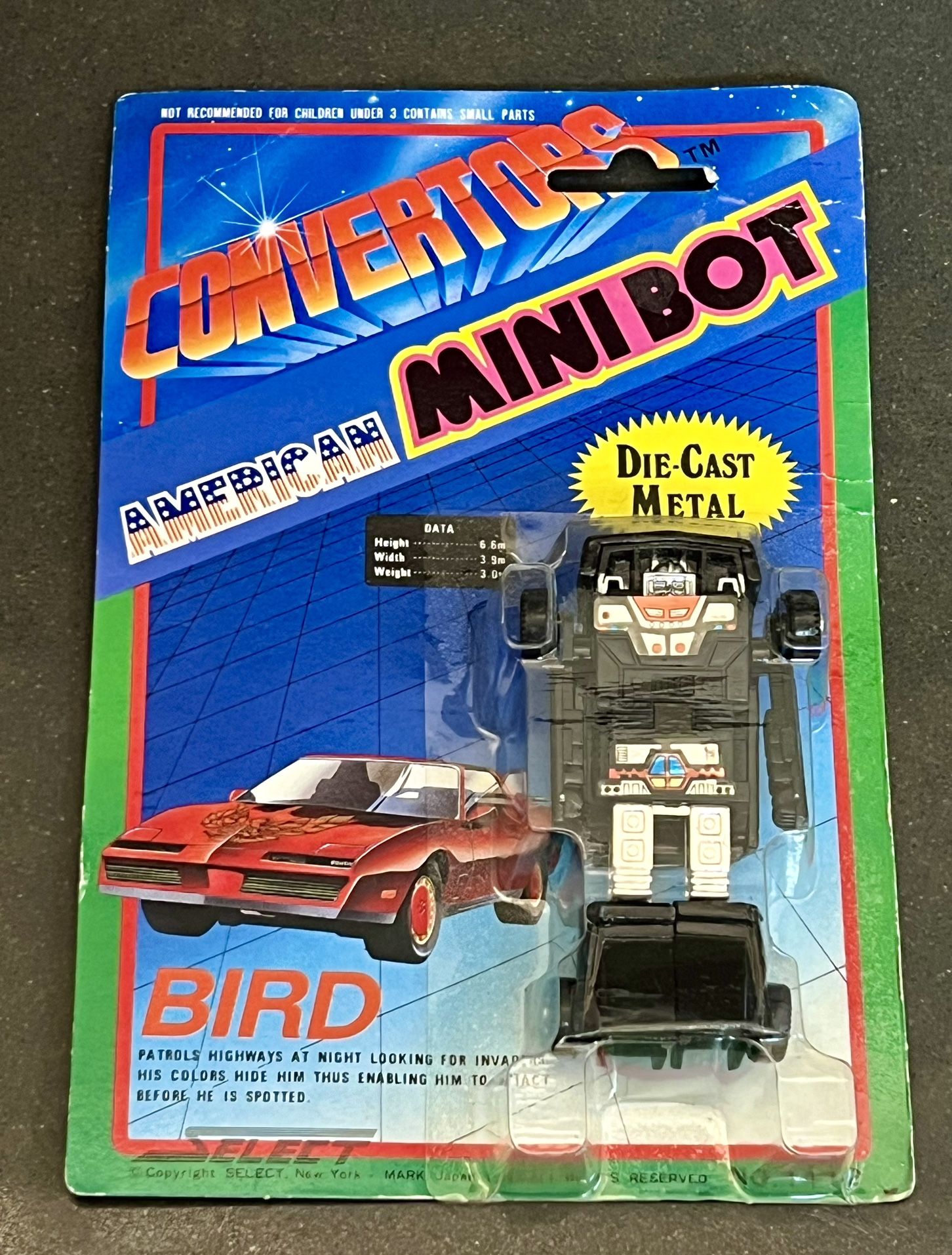 Vintage 1980’s Convertors MiniBot Bird Transformers/GoBots Knock-Off ...
