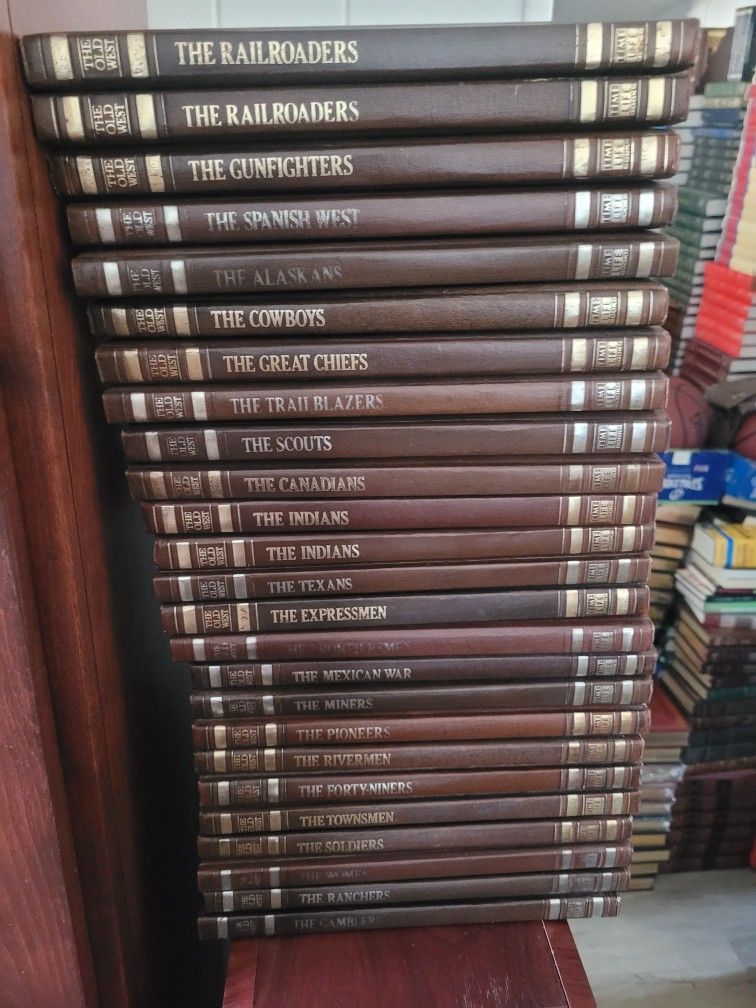 Time Life Old West Collection (25 Volumes) for Sale in El Cajon, CA ...