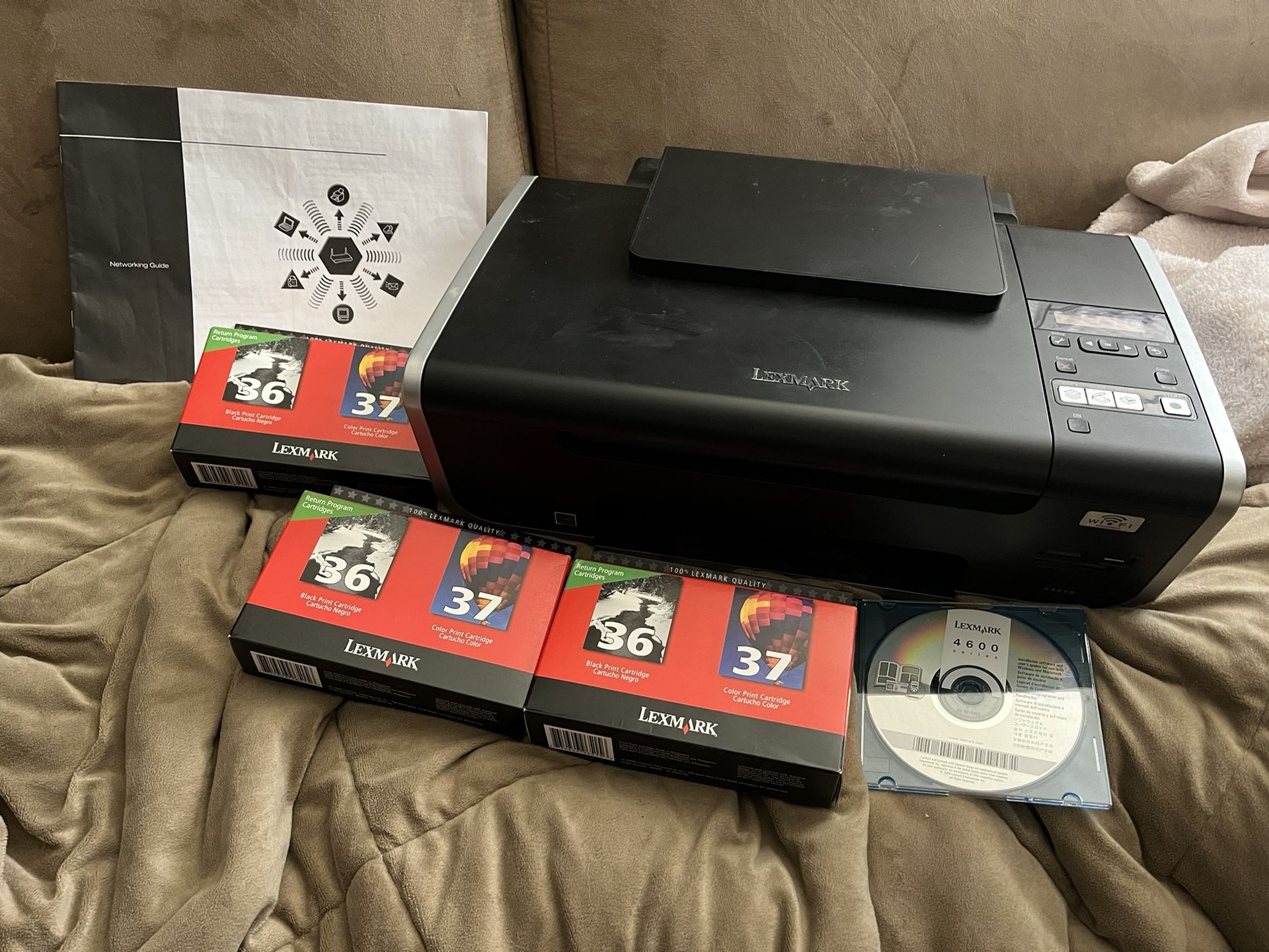 Lexmark X4650 Printer (WiFi )With 3 Boxes Of Inks for Sale in Tempe, AZ ...