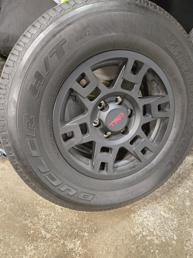 Trd Rims And Tires 17" for Sale in Brady, WA - OfferUp