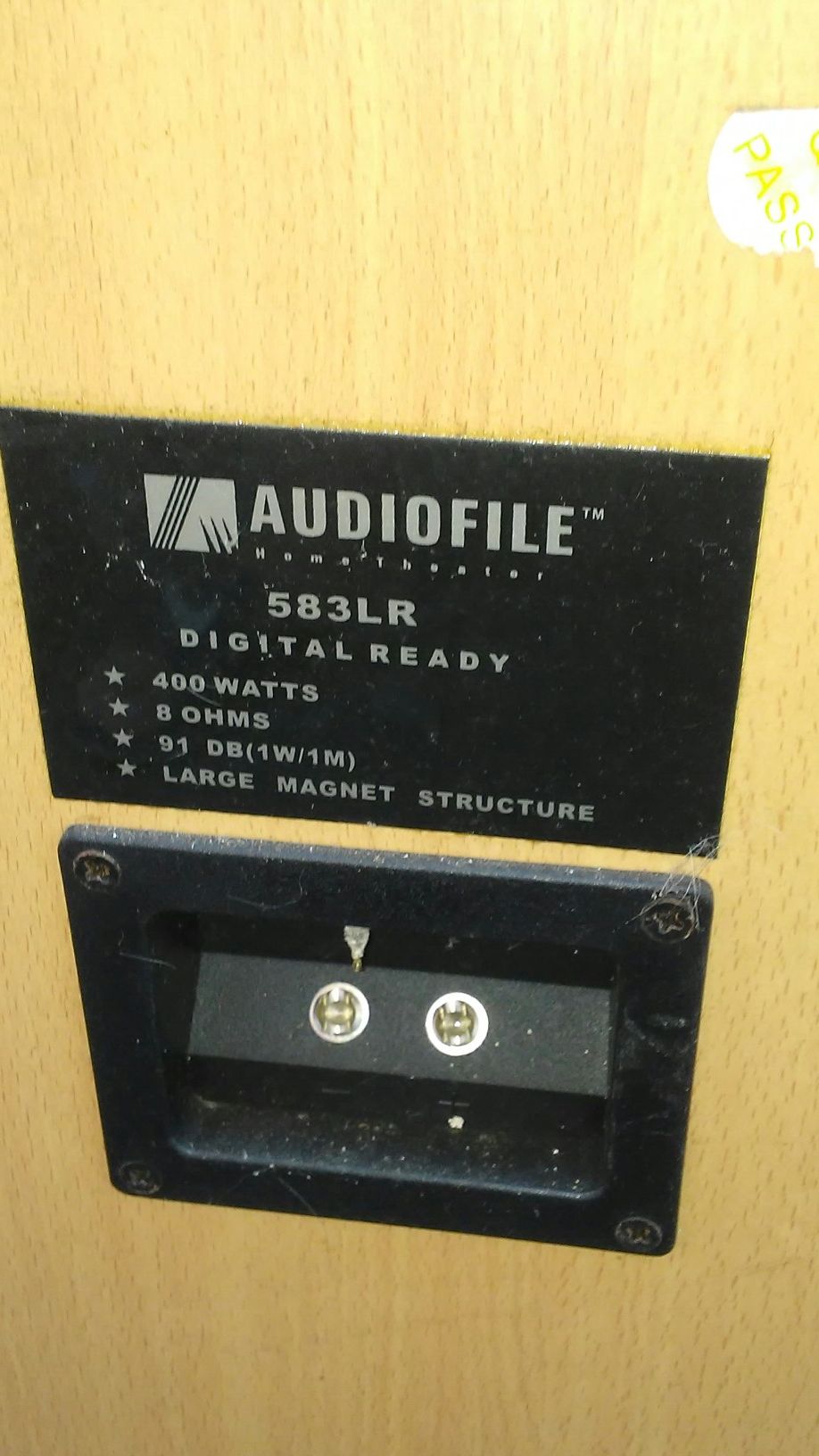 Rare Audiofile 583LR Home Theatre Walnut Tower Speakers Pair 400 Watts ...