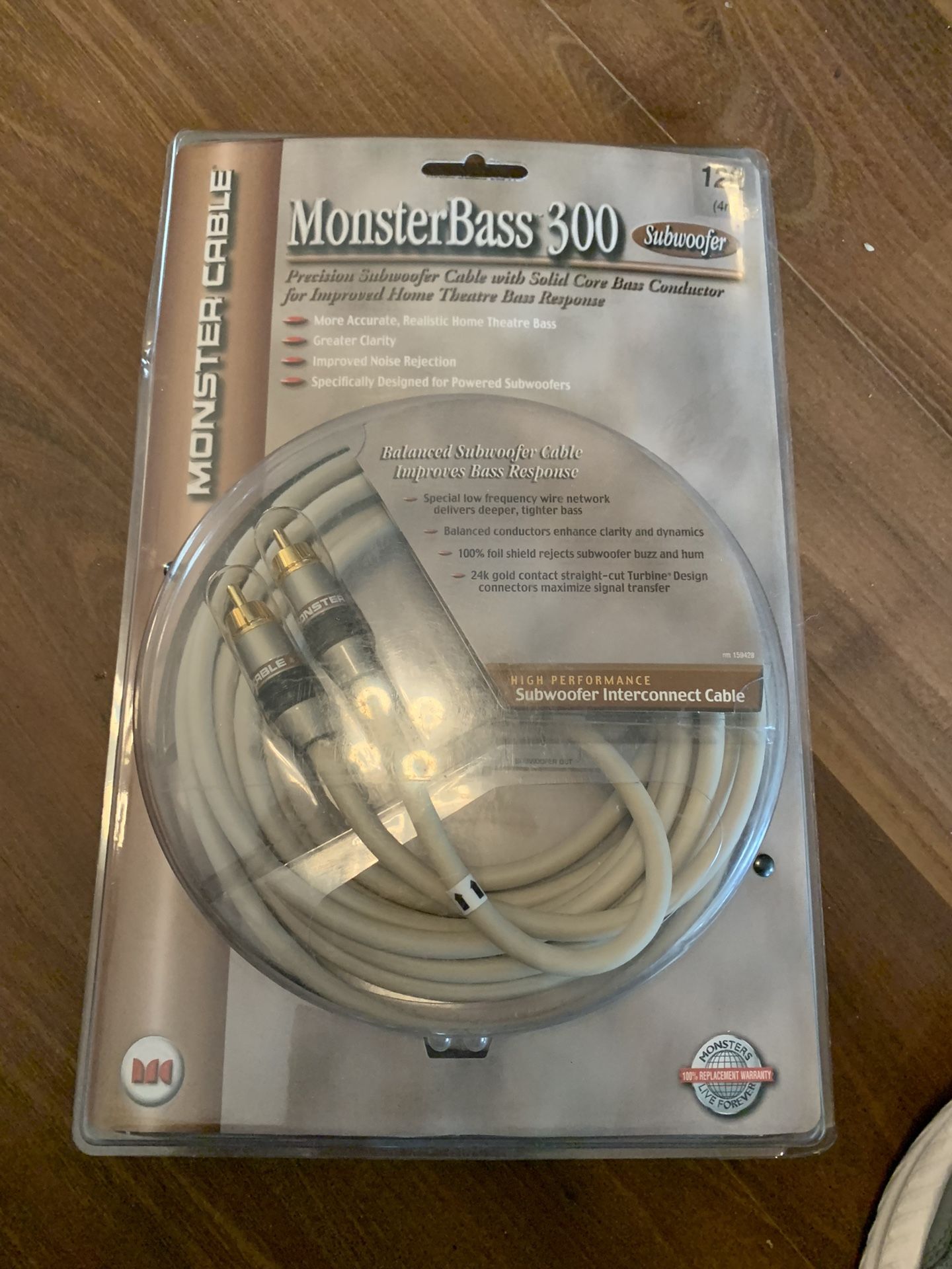 Monster Bass Stereo Cable 12 Ft NIP for Sale in Myrtle Beach, SC - OfferUp