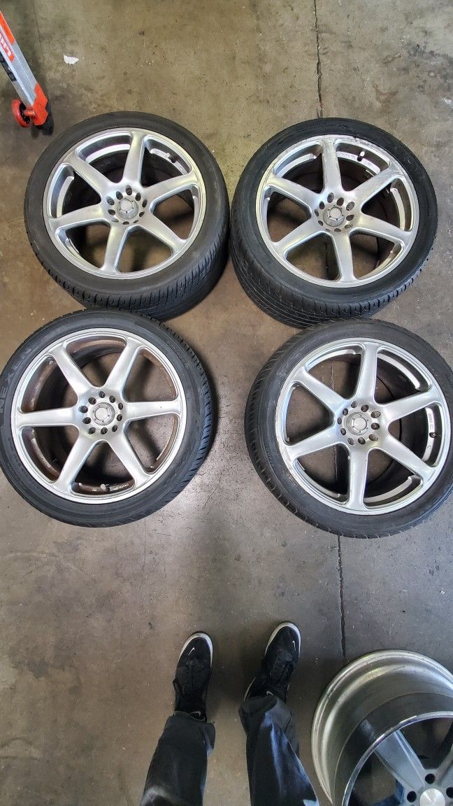 18 Wheels Adr 18x8.6 5x114 30offset Used Tires for Sale in City Of ...