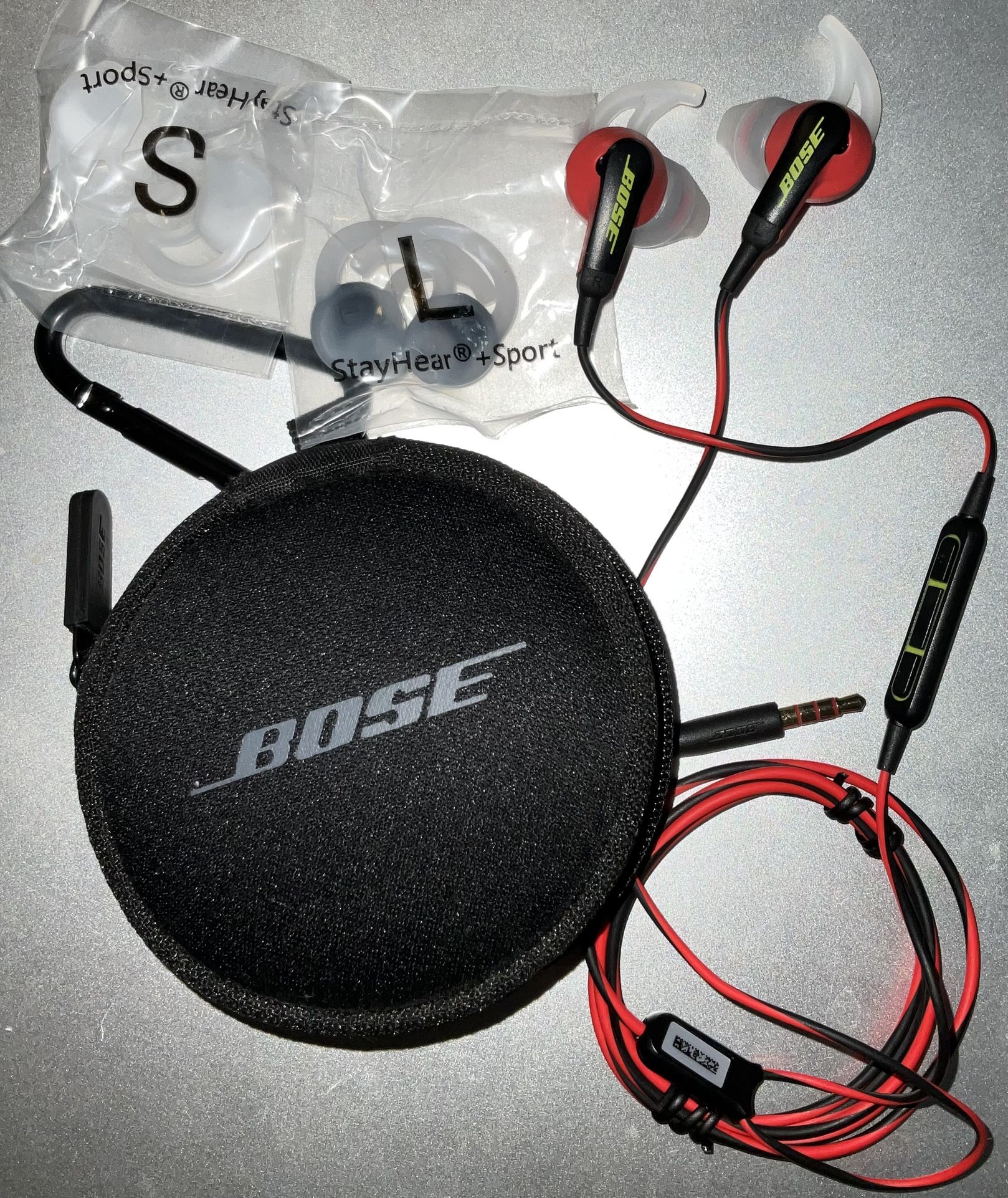 Bose SoundSport in-Ear Headphones - Apple Devices, Power Red - (contact ...