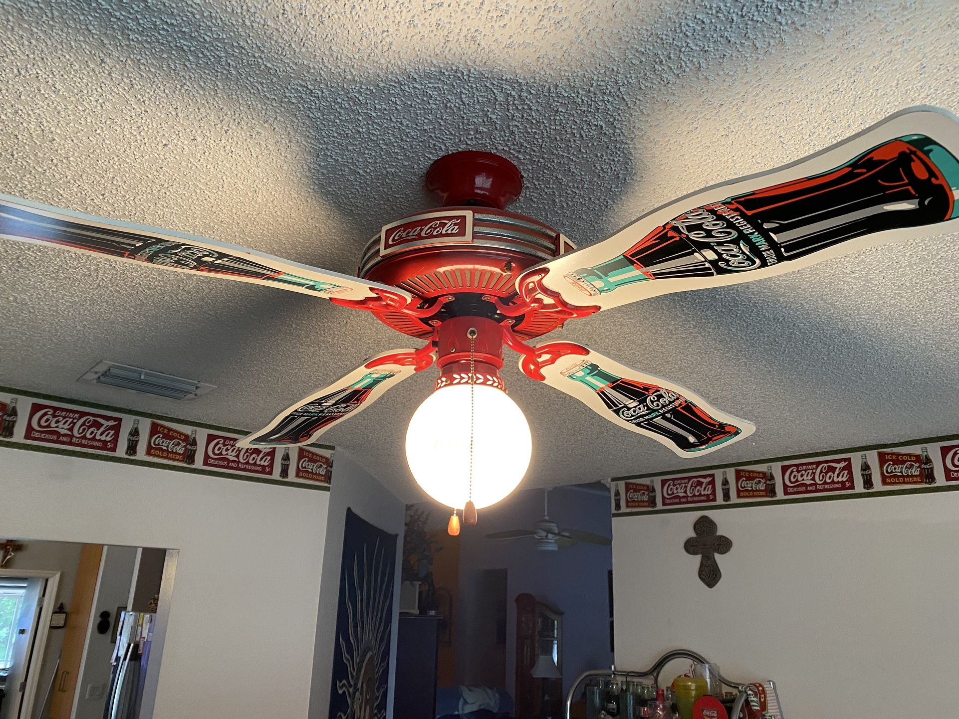 Coca Cola Ceiling Fan Light Kit | Shelly Lighting