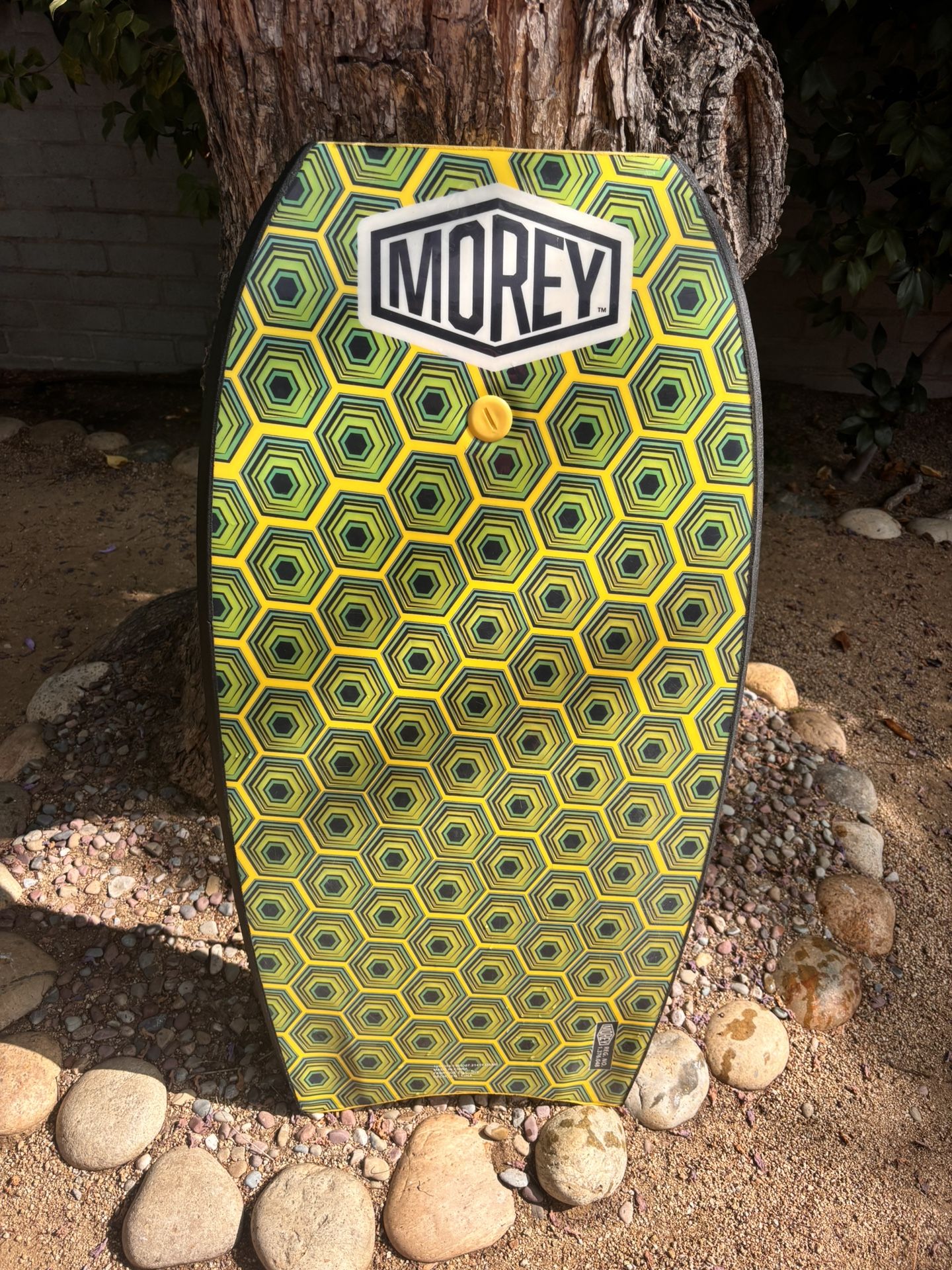 Morley boogie board mach tube II rail 11 yellow and green tortoise ...
