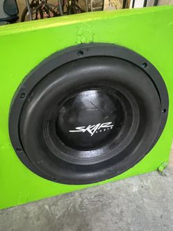 2 SKAR EVL 12s D1 In A Custom Made Ported Box With RP SKAR 2000.1 AMP ...