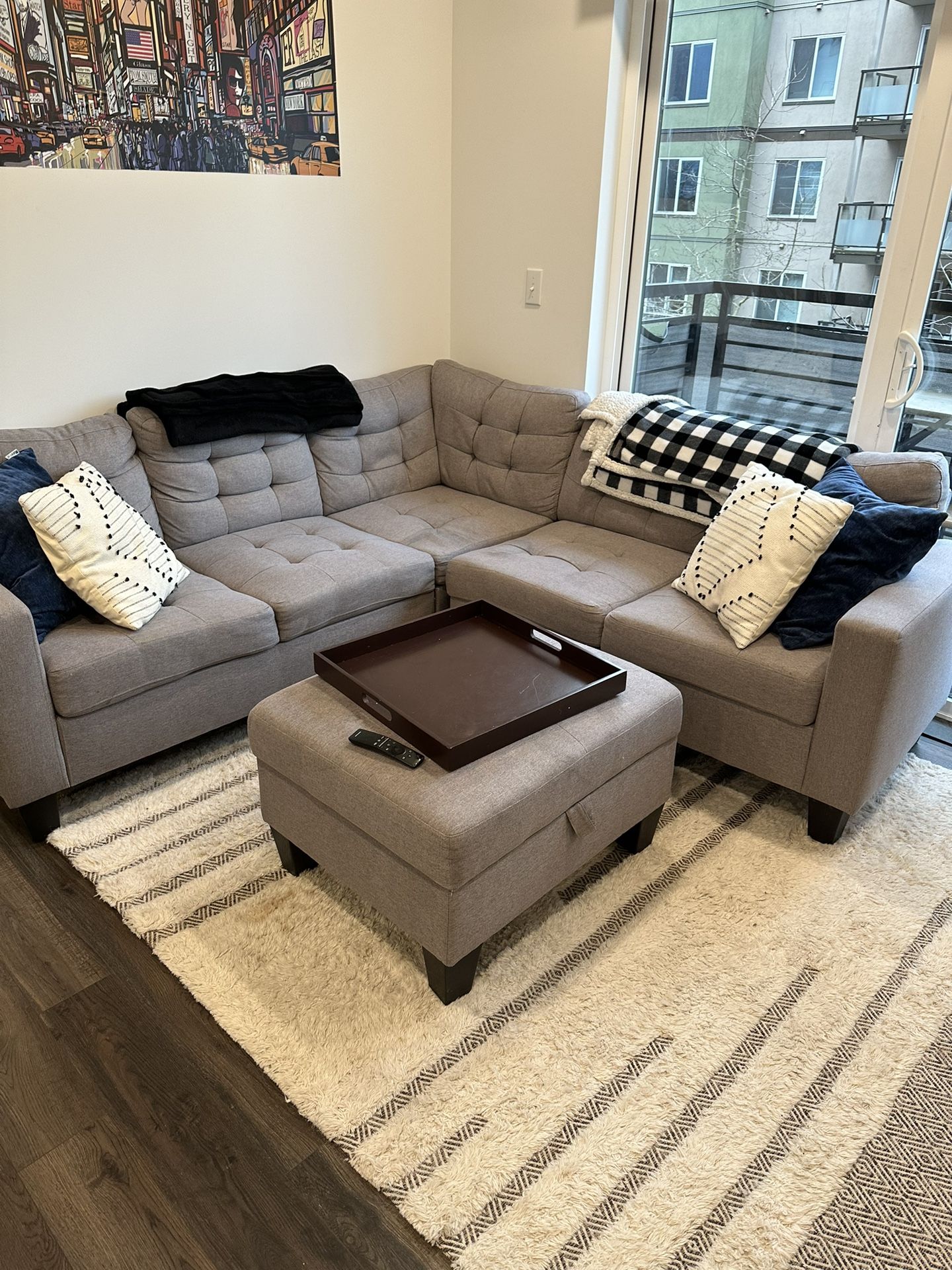 Couch + Ottoman Ottoman Combo for Sale in Seattle, WA - OfferUp