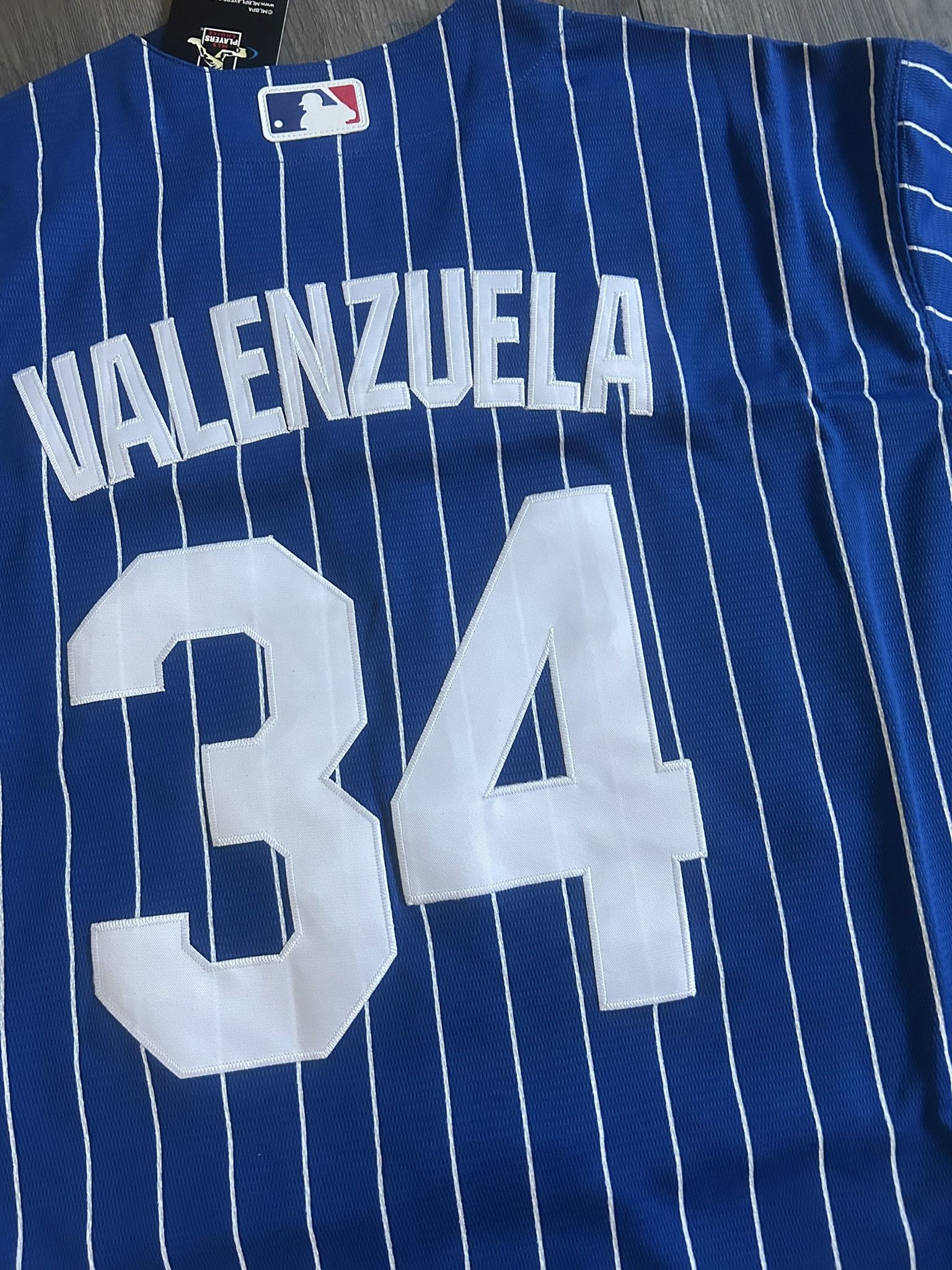 Los Angeles Dodgers Valenzuela Blue Jersey