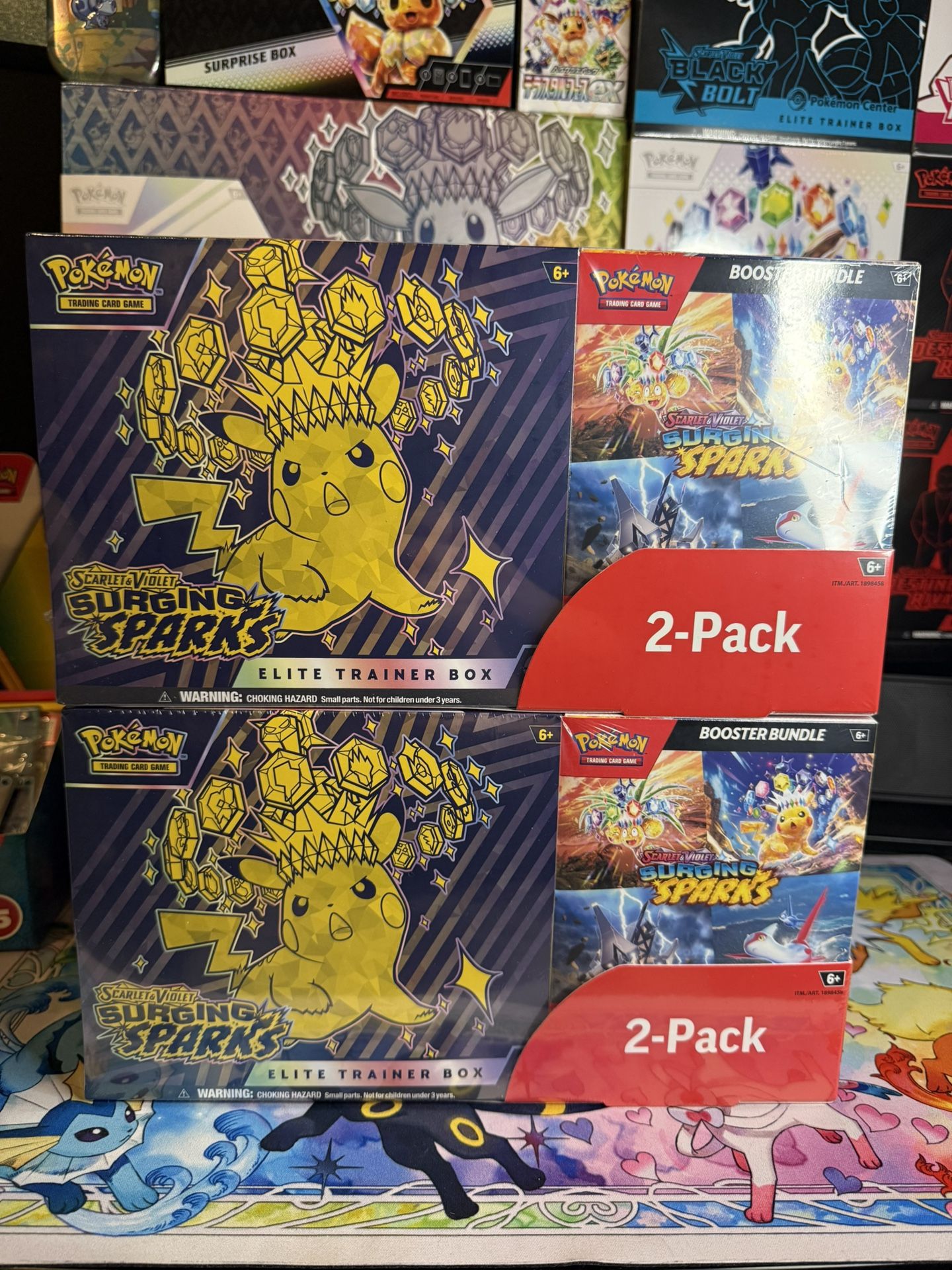 POKEMON SURGING SPARKS 2 PACK BUNDLE for Sale in Lynwood, CA - OfferUp