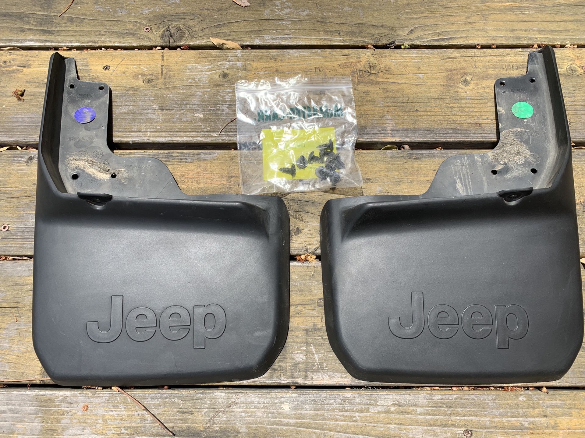 Mopar Splash Guard Rear With Jeep Logo Pair Jeep Wrangler JK 2007-2018 ...