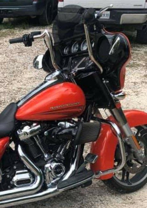 Harley Davidson Streetglide Electraglide Ultraglide 14" chrome meat ...