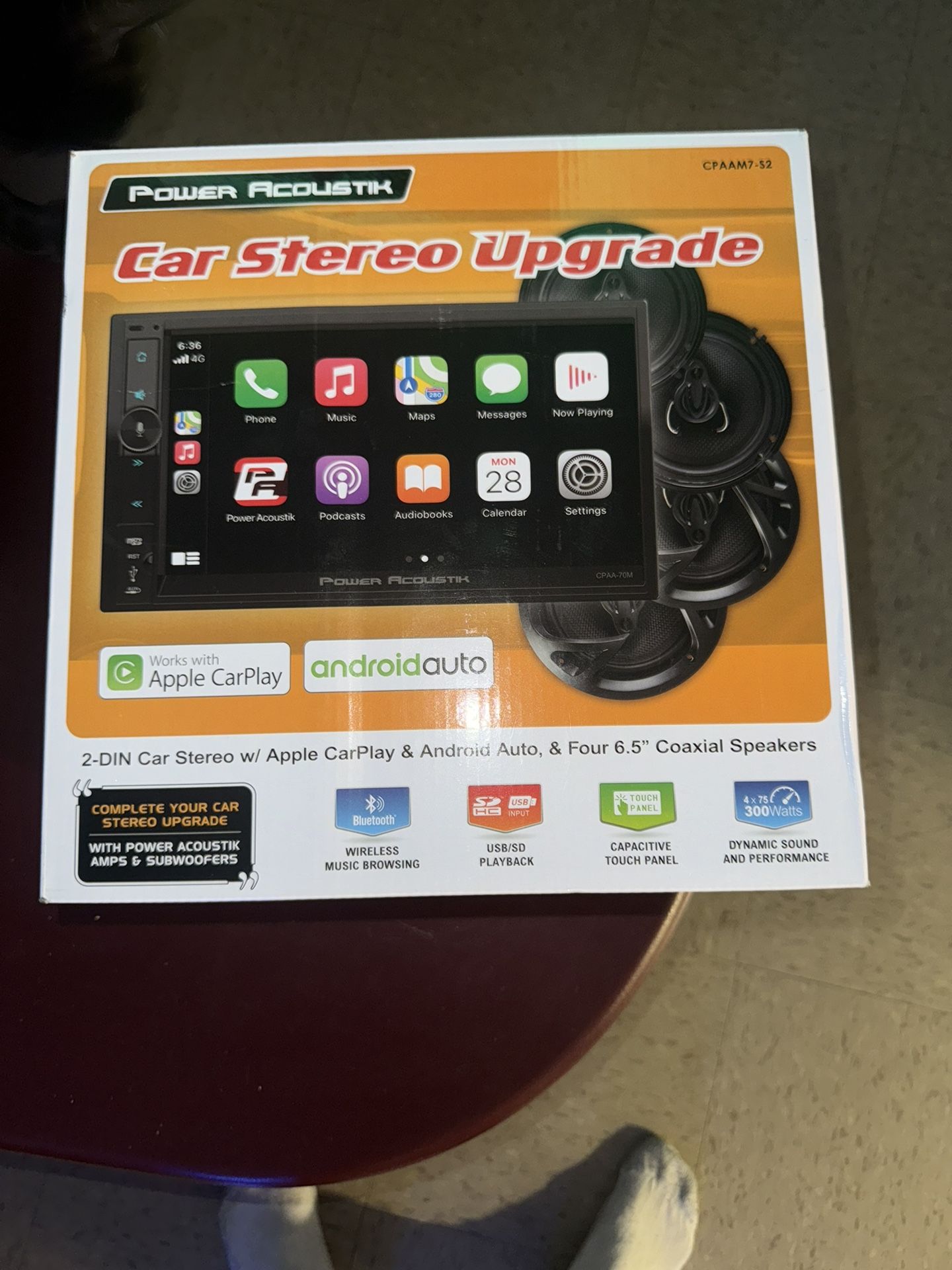 Power Acoustik CarPlay Radio Walmart Package Deal for Sale in Pawtucket ...