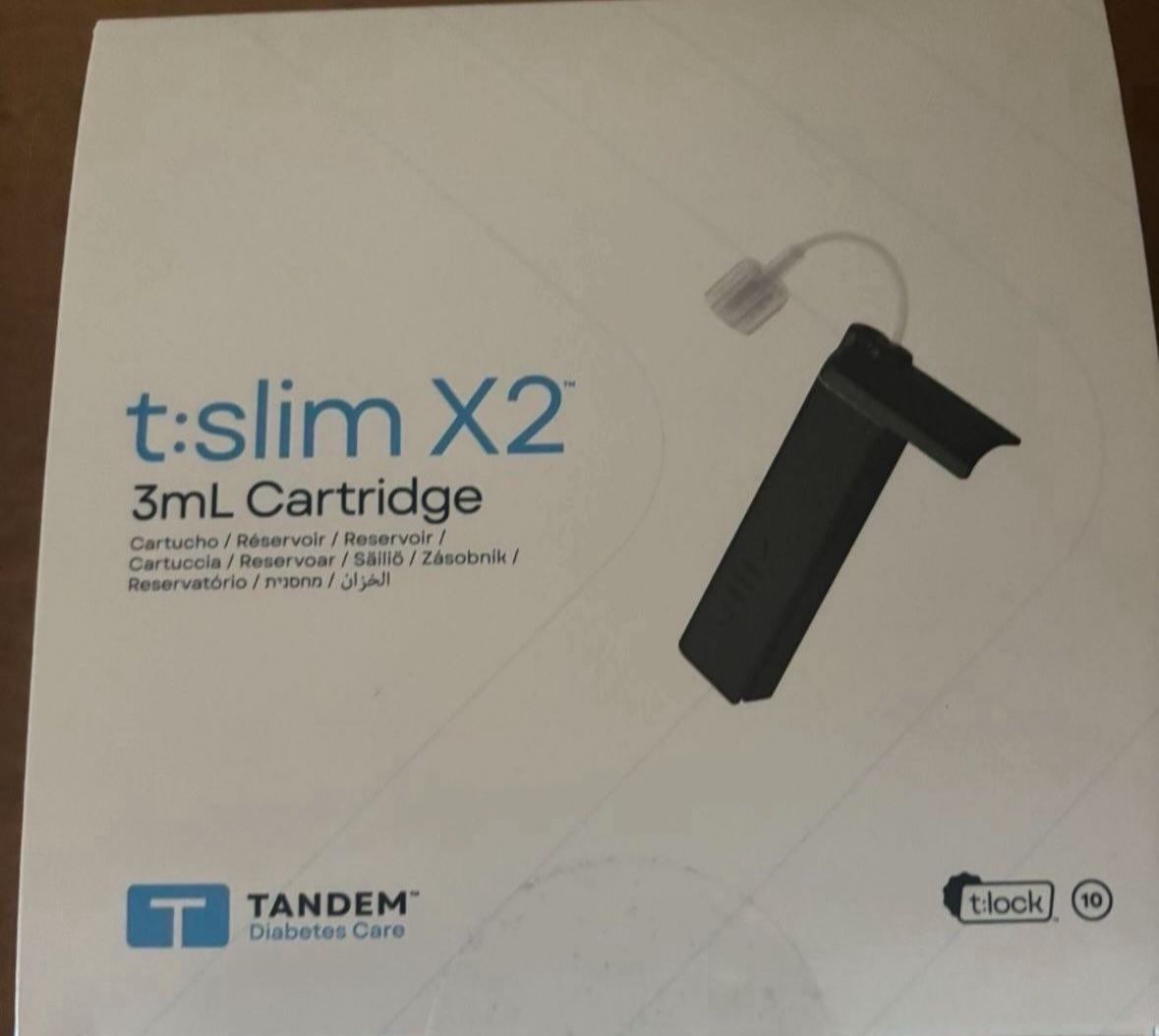 New Tandem t Slim X2 3ml Cartridge 3 Boxes for Sale in Carlsbad, CA ...