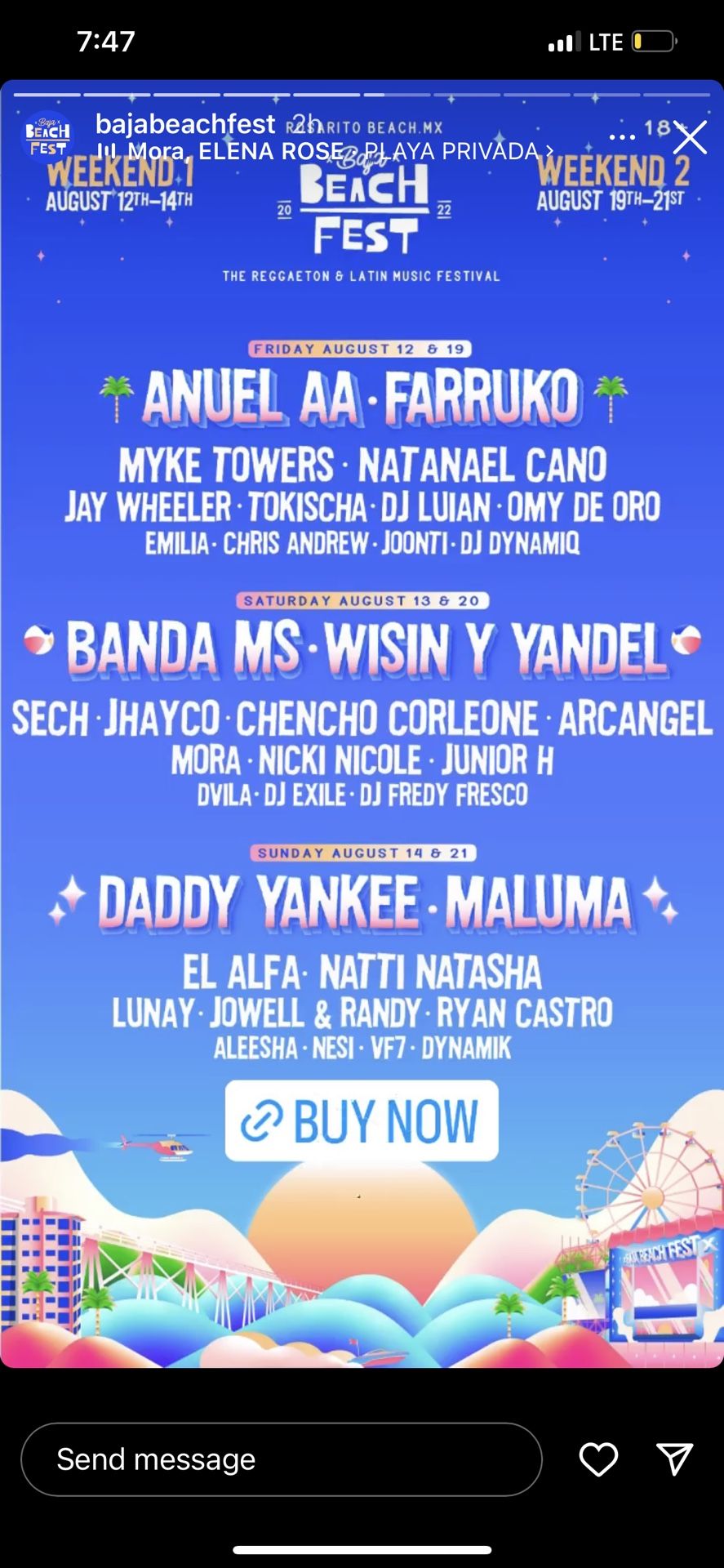 Baja Beach Fest Concerts