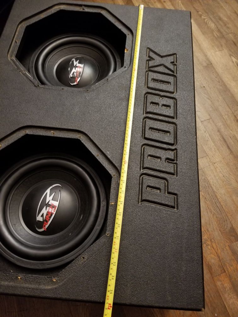 Probox subwoofer box for dual 12inch subs. for Sale in West Los Angeles ...