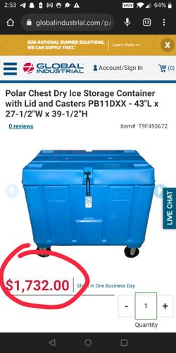 Polar Dry Ice Containers