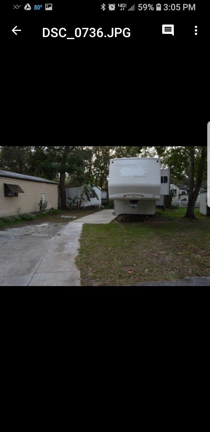 CAMPER NOT INCLUDED- Deeded RV lot for sale Camper NOT included $24,000 ...
