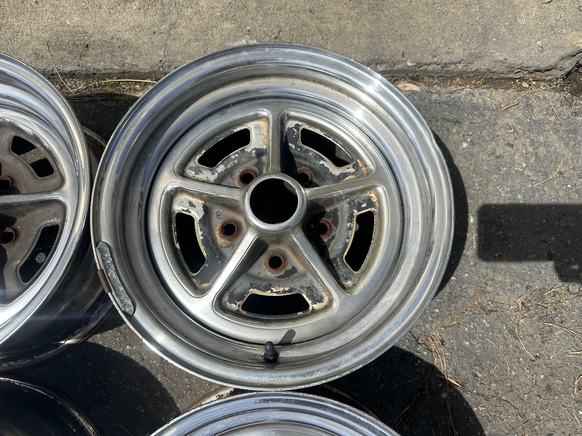 Buick skylark 14x6 inch rally rims 5 on 4.75 chevy Oldsmobile etc for Sale in Montebello, CA ...