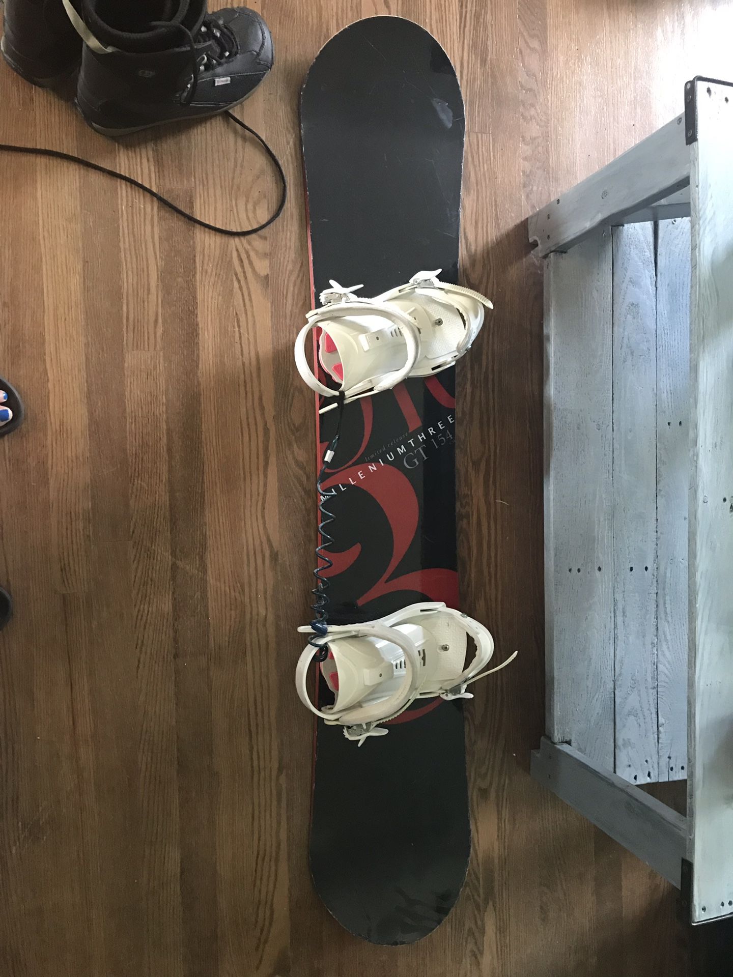 Millennium three GT 154 snowboard and boots for Sale in Madison Heights ...