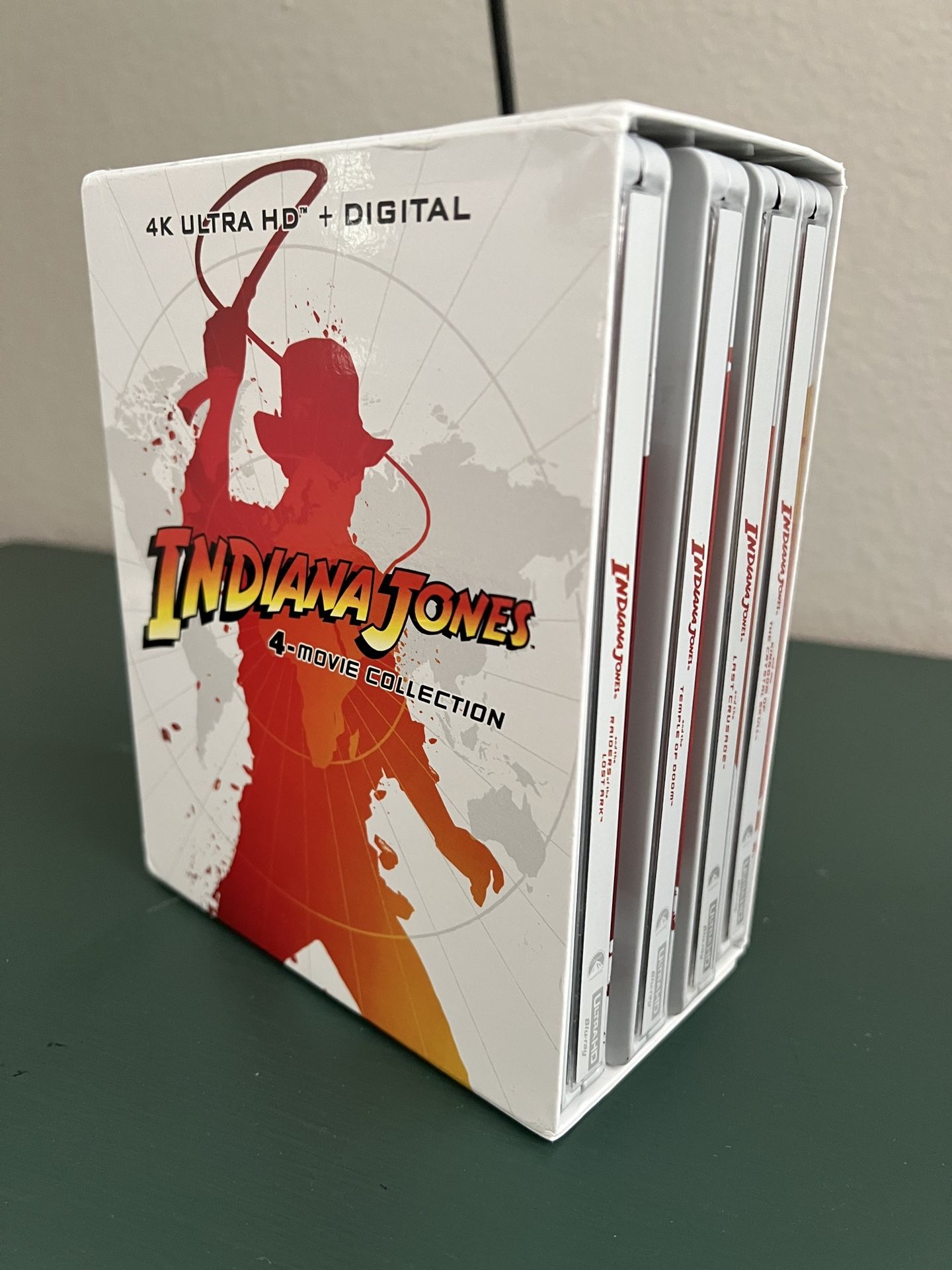 Indiana Jones 4-Movie 4K Blu Ray Steelbook Collection (Digital not ...