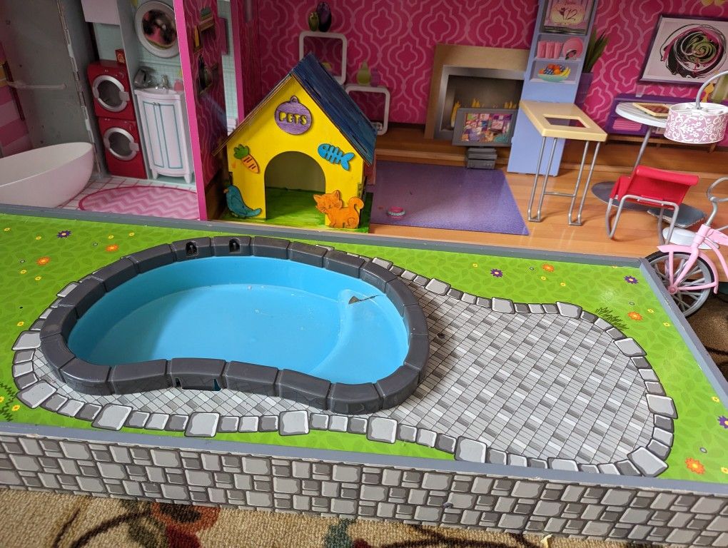 Barbie House With Swimming Pool