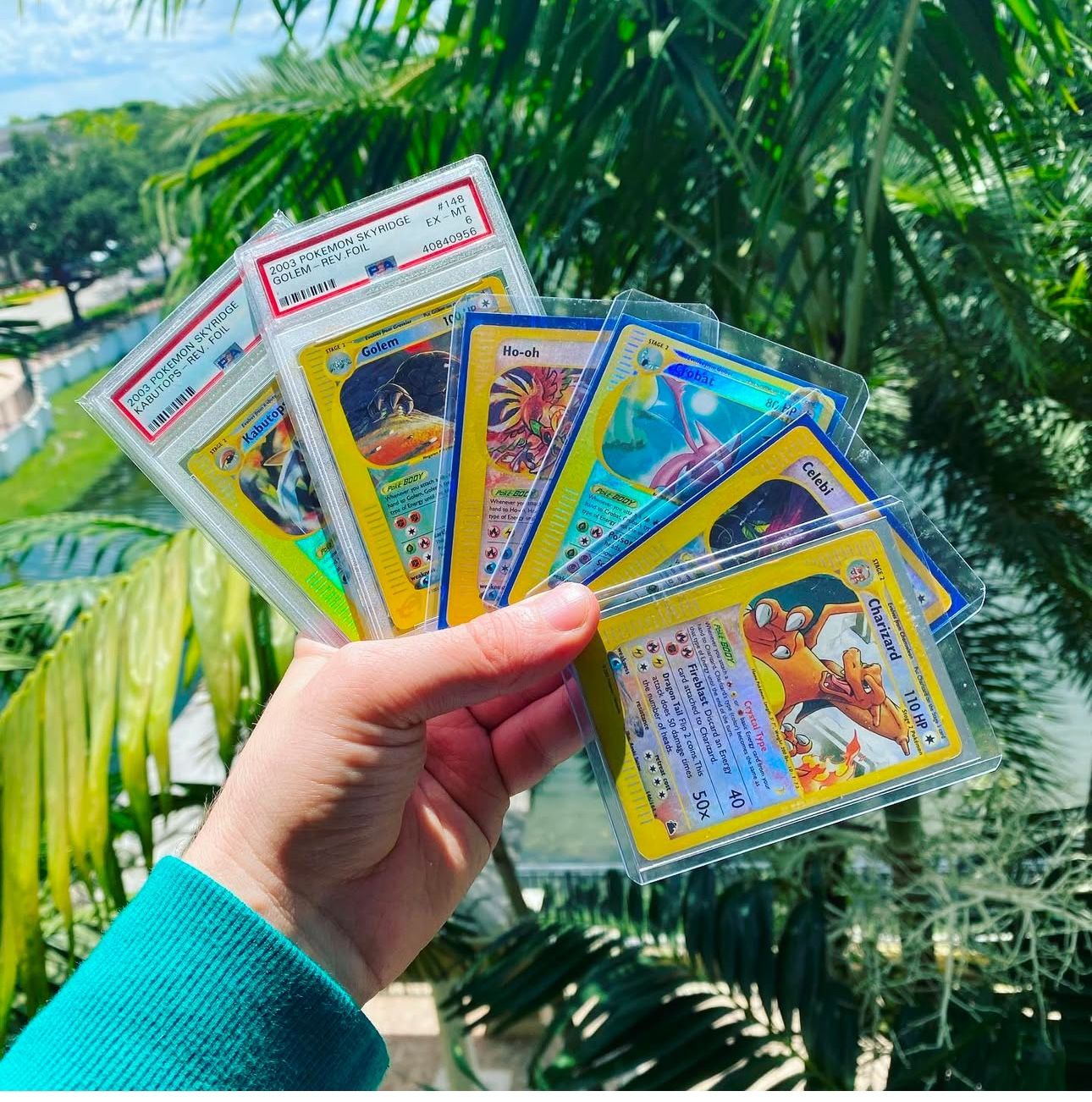 Pokemon Skyridge Crystal Reverse Set (ALL SIX) Charizard and The Others ...