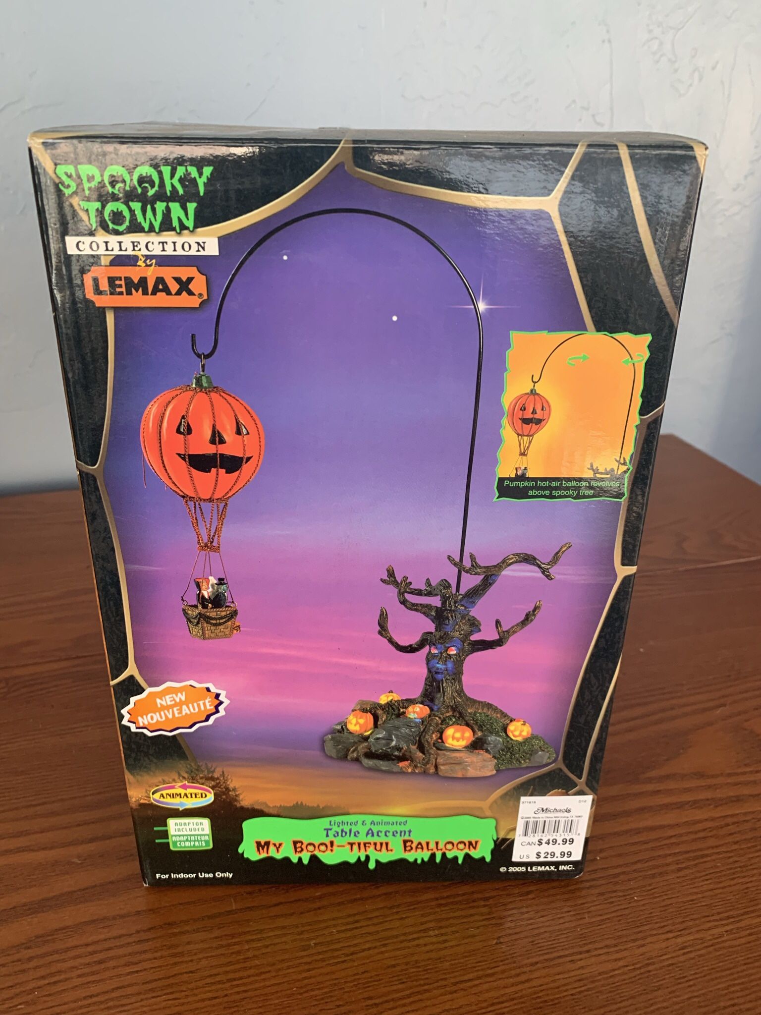 Lemax Spooky Town "My Boo-tiful Balloon" Lighted Animated Halloween ...