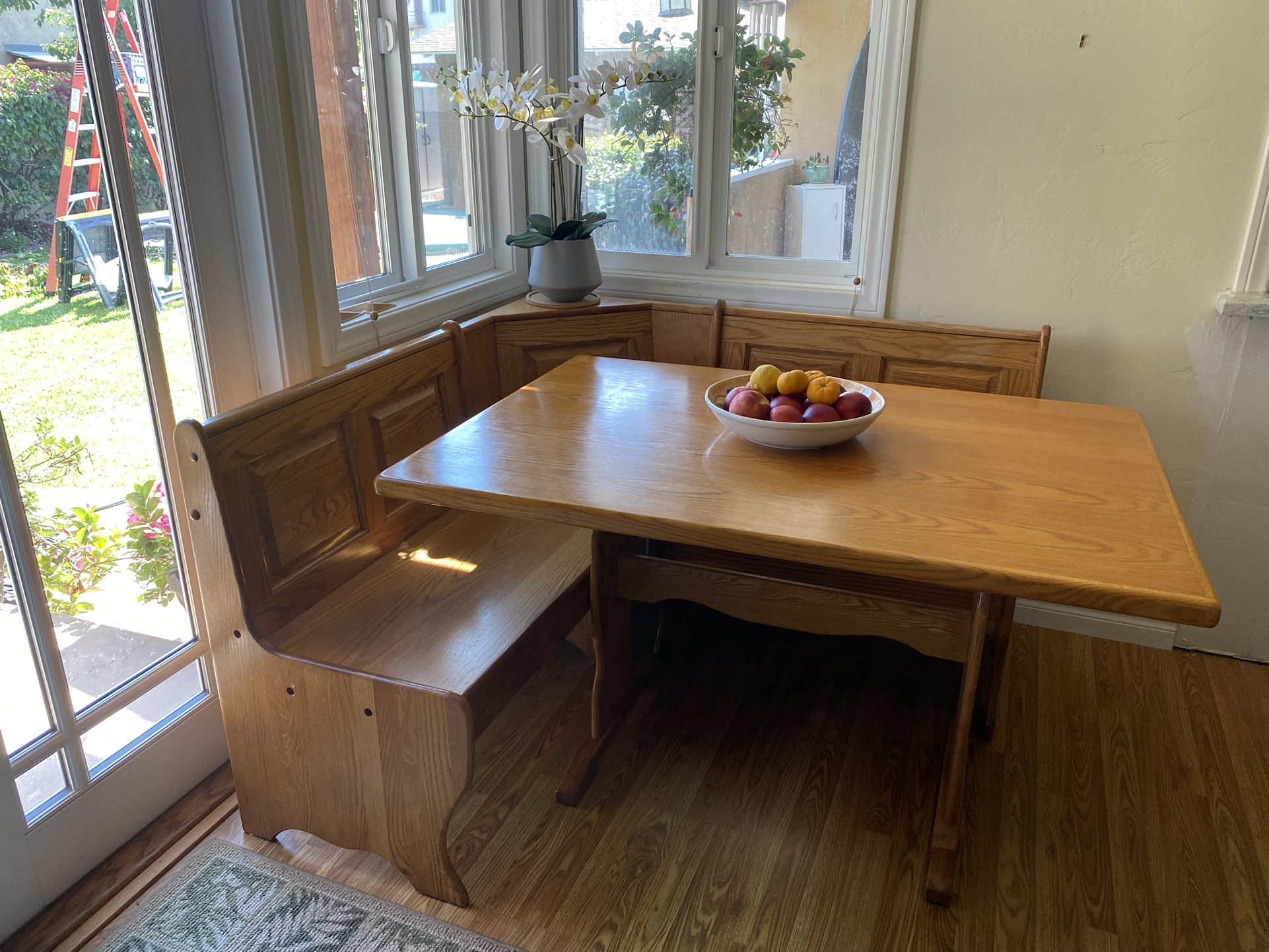 L Shaped Dining Room Bench