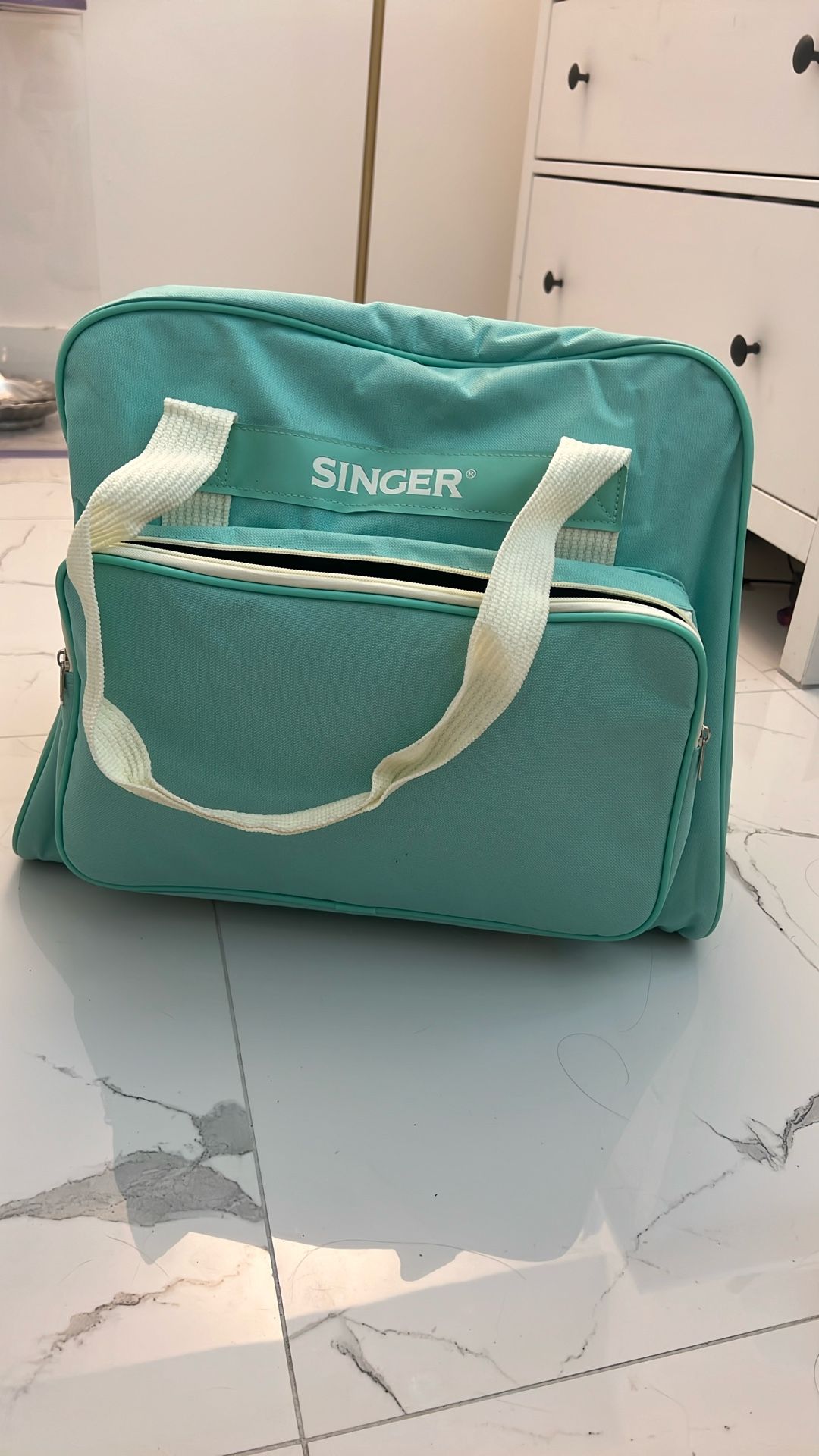 Singer Sewing Machine Kit Bag Teal Carry Case for Sale in Miami, FL ...