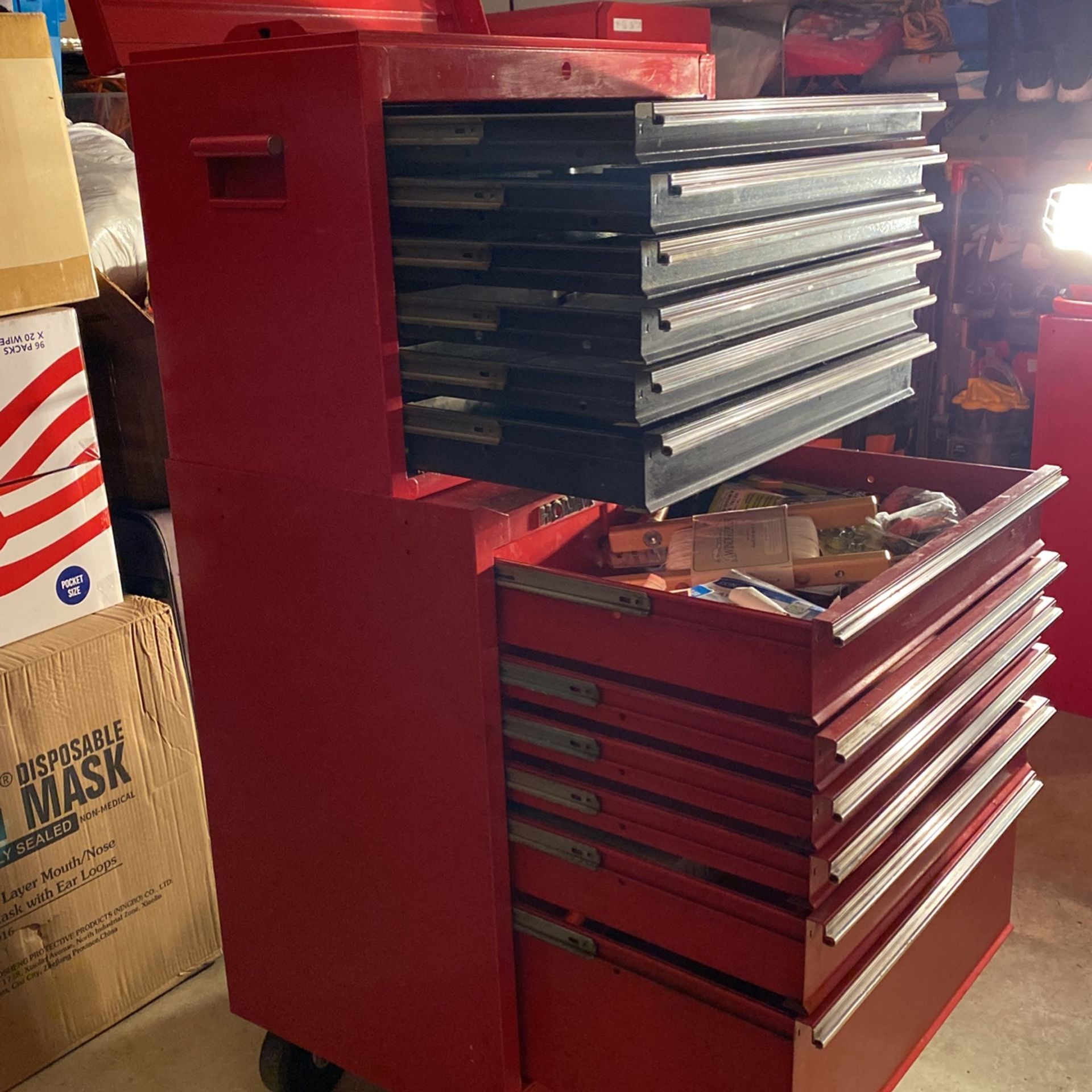 Homak Rolling Tool Box Chest Combo Cabinet ( Toolbox) for Sale in Alta ...