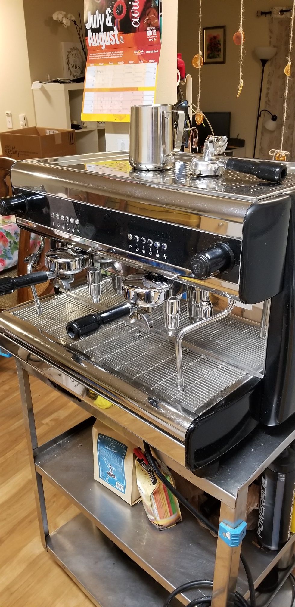 Michelangelo Sorrento 2 group head espresso machine for Sale in Tacoma ...