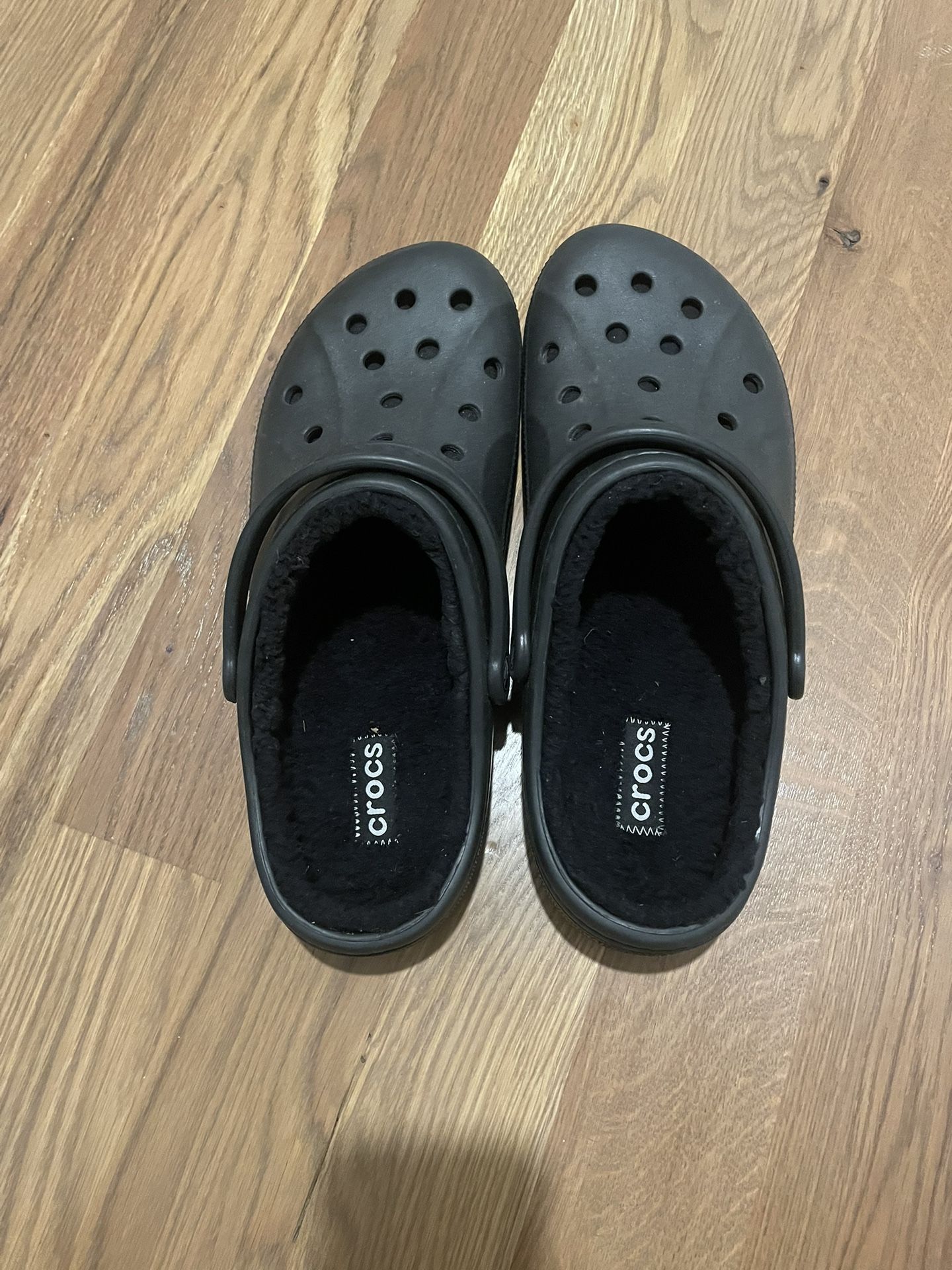Men’s Black Fleece-Lined Crocs (Size 12) for Sale in Charlotte, NC ...