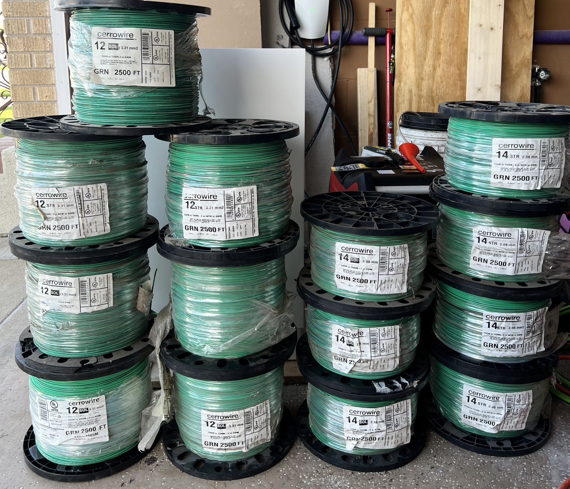 2500 FT Spools Electrical Wire - READ DESCRIPTION for Sale in Chicago ...