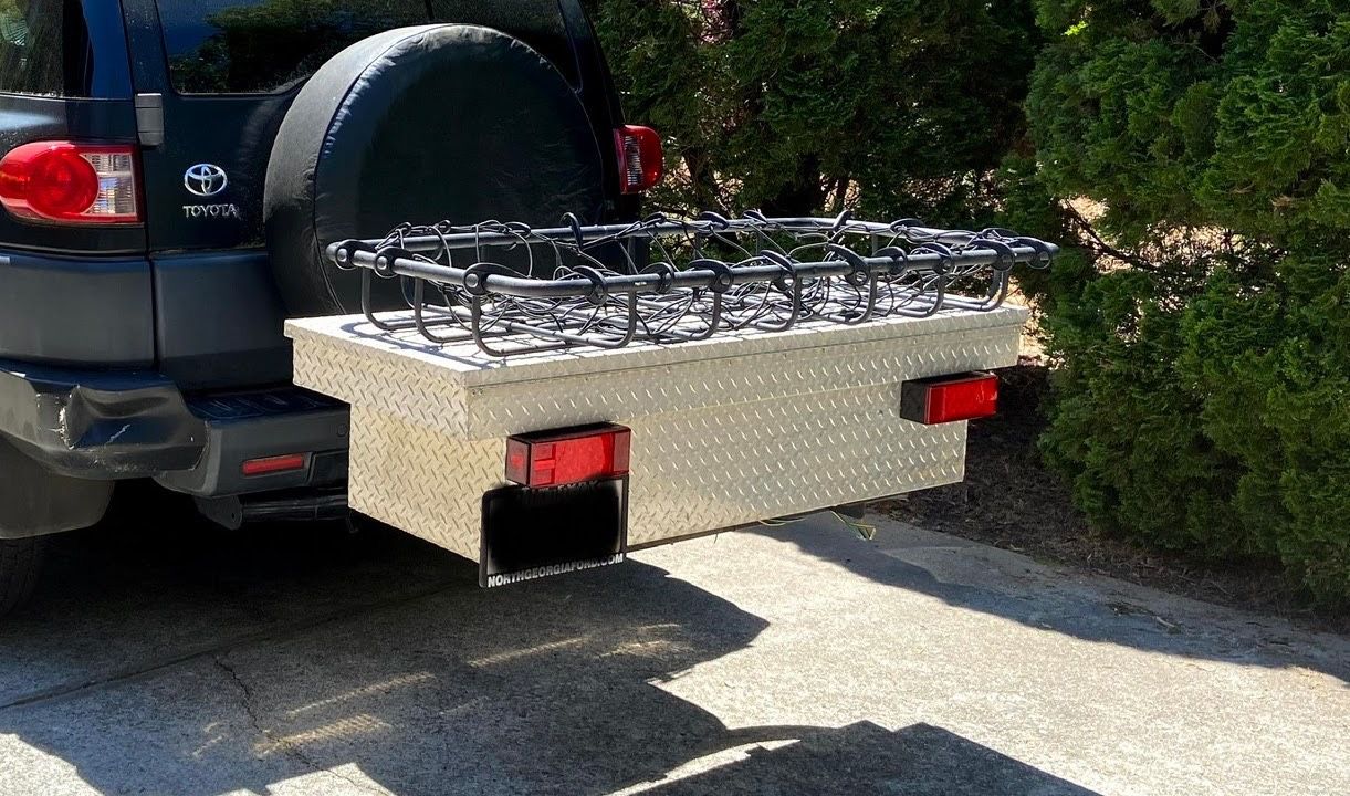 Swing Away Hitch Storage