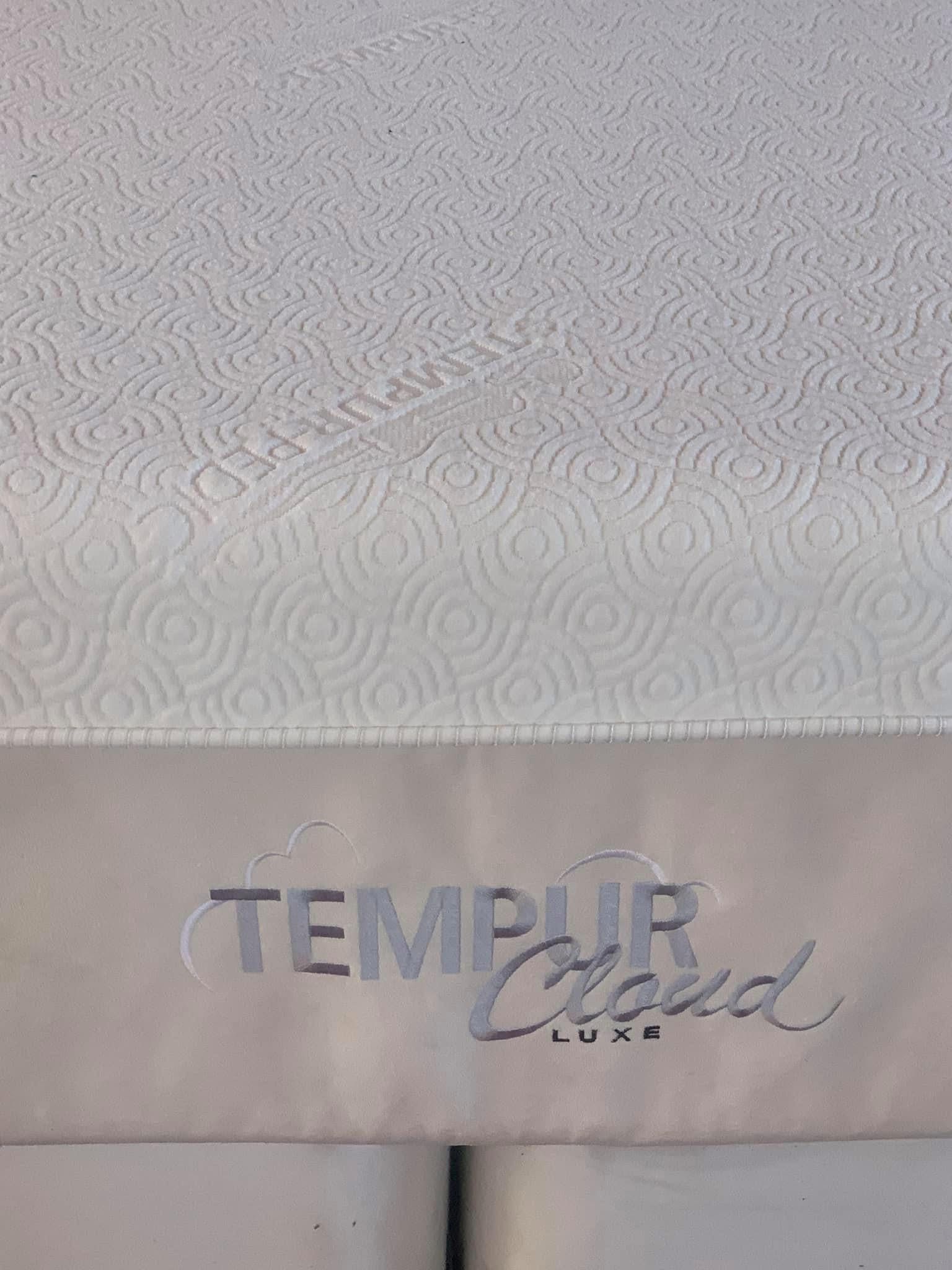USED KING SIZE TEMPER PEDIC MEMORY FOAM COOL GEL MATTRESS WITH BOX ...