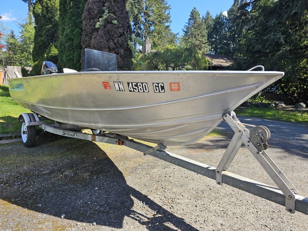 15 Ft Gregor Welded Aluminum Boat for Sale in Puyallup, WA - OfferUp