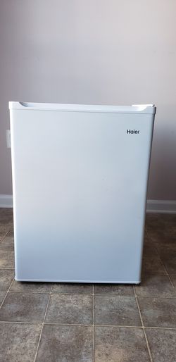 White Haier Mini Fridge