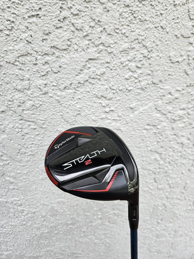 MINT CONDITION TAYLORMADE STEALTH 2 FAIRWAY 3 WOOD 15° DEGREE PROJECT X ...