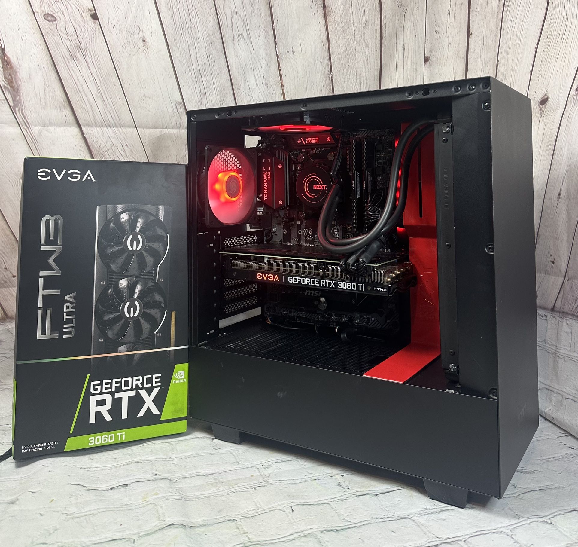 Gaming PC (High End) AMD Ryzen 7 1700/ RTX 3060 TI 8GB /500GB SSD ...