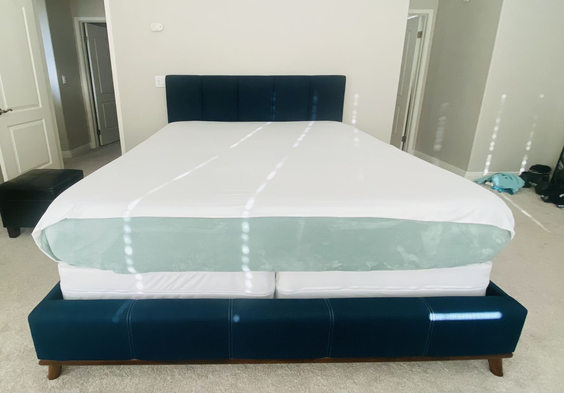 Cali King Bed Frame + Mattress + Box Springs for Sale in Redondo Beach ...
