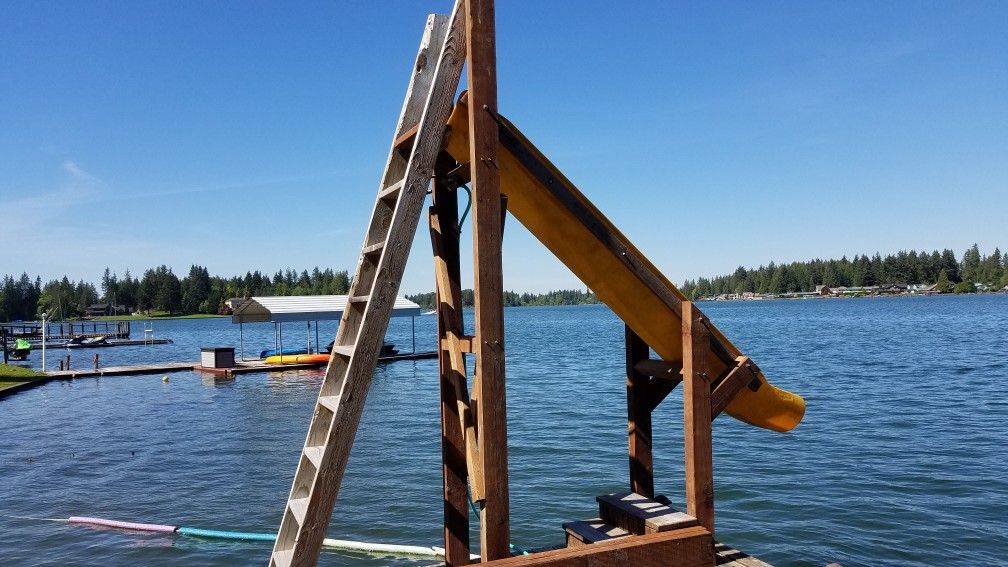 Dock water slide with ladder as shown for Sale in Bonney Lake, WA - OfferUp