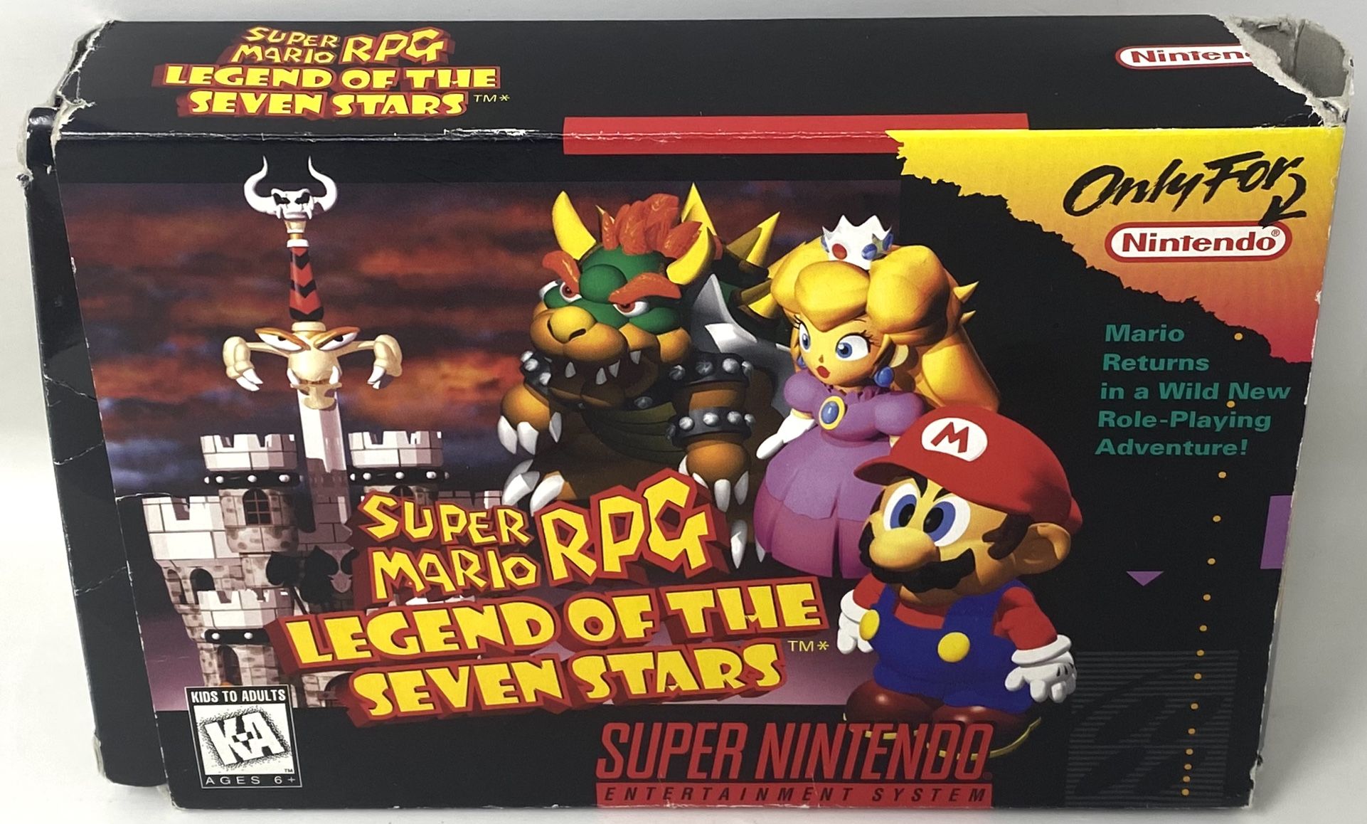Super Nintendo SNES Super Mario RPG Legend Of The Seven Stars Video ...