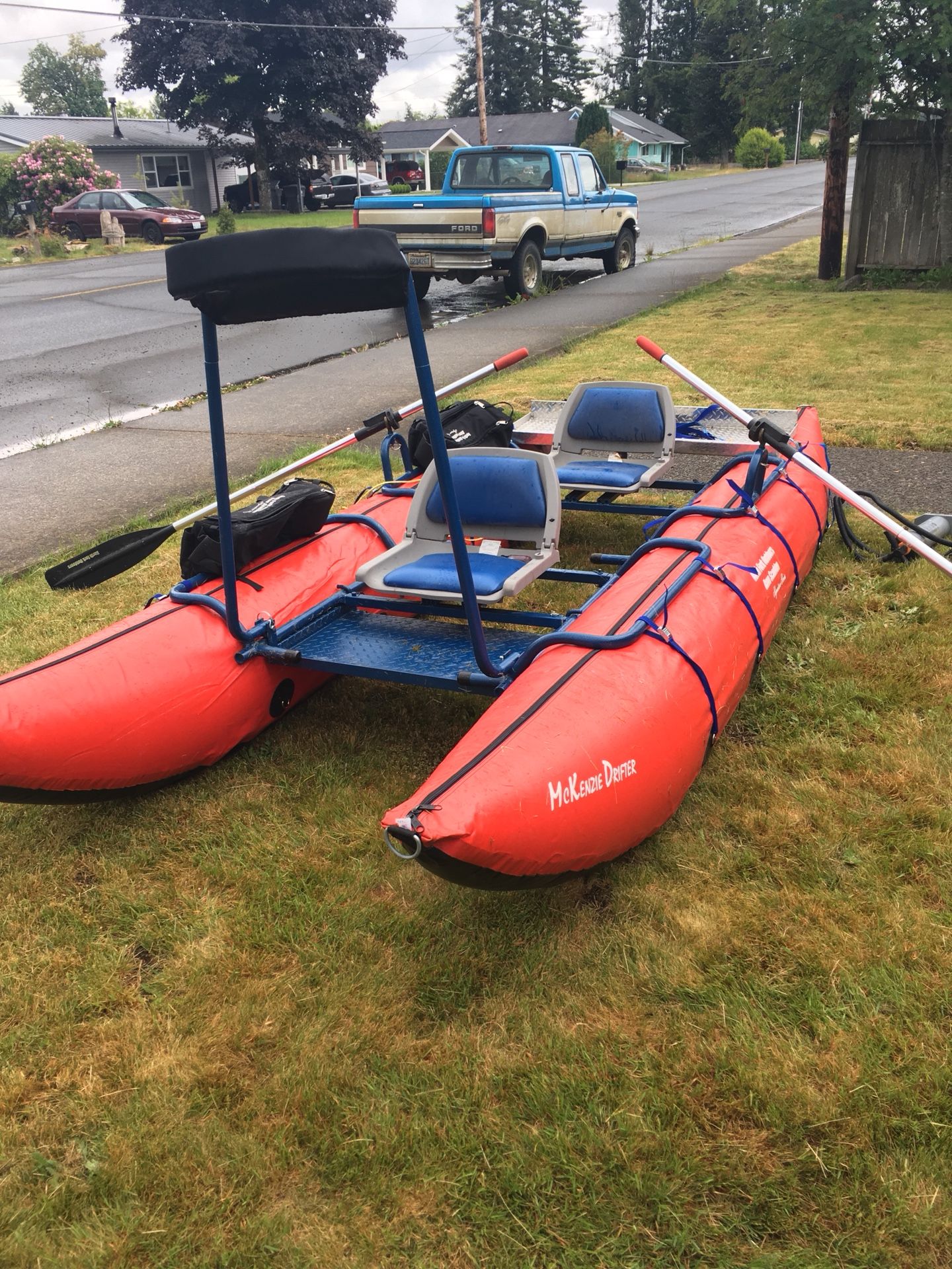 13’ fishing raft for Sale in Elma, WA - OfferUp