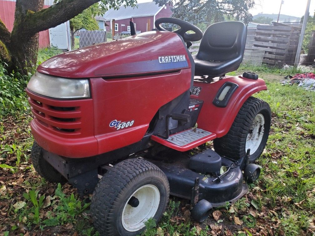 98 Craftsman GT 5000 riding Mower for Sale in Grays Harbor County, WA ...