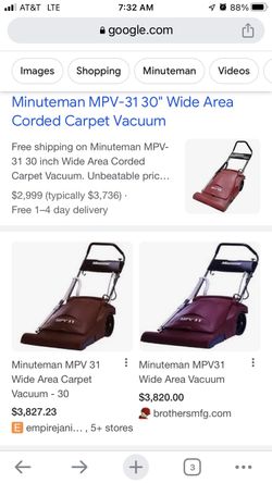 Minuteman MPV-31 Commercial Vacuum for Sale in Glendale, AZ - OfferUp