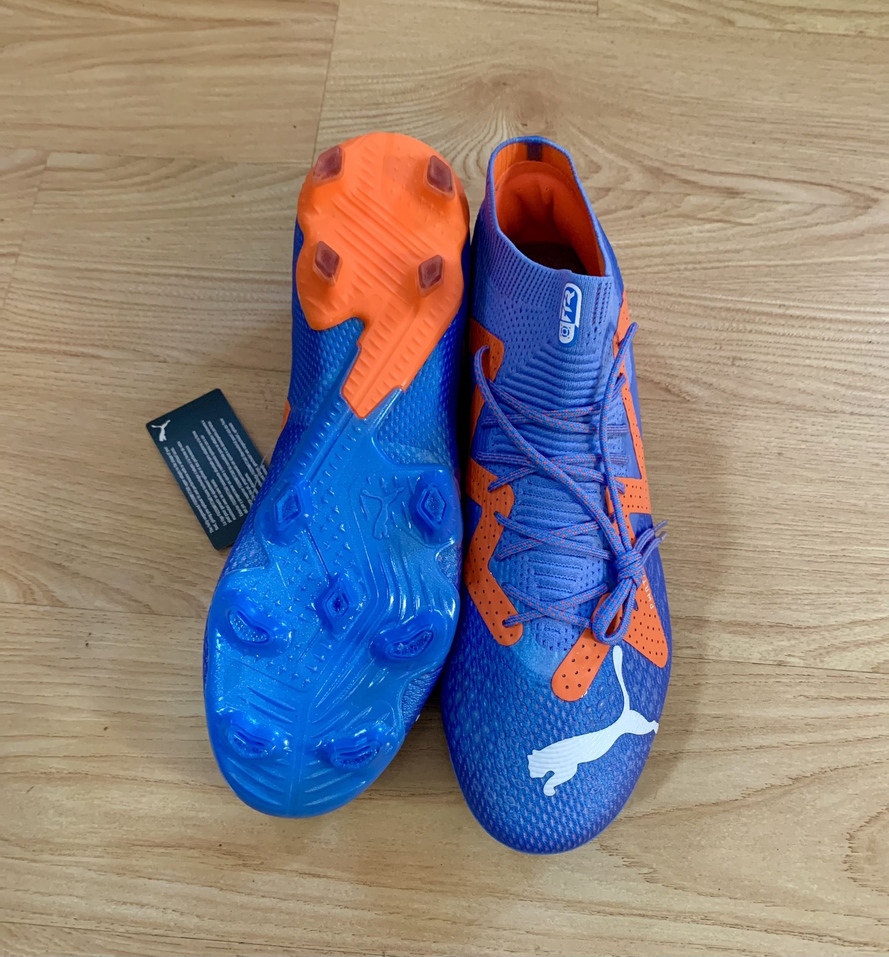 Puma Future Ultimate FG/AG Pwrtape Blue Glimmer Soccer Cleats for Sale ...