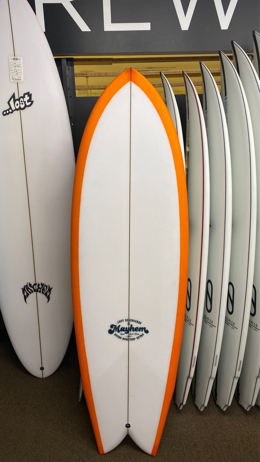 Lost Mayhem Round Nose Fish Retro 5’6 Surfboard for Sale in Huntington ...